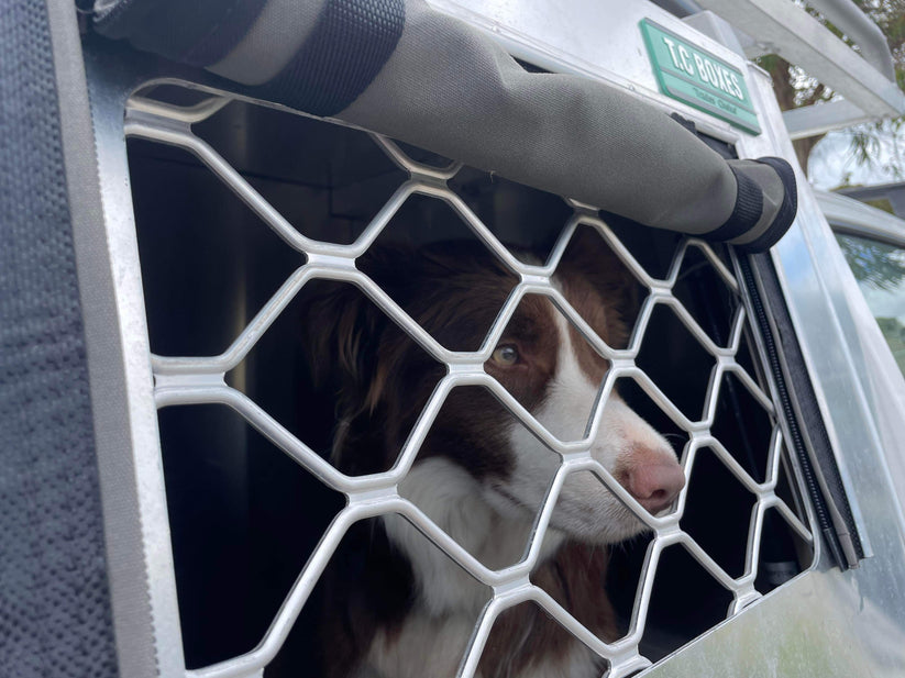 T.C Boxes Dog Box Cover (door) 480x300mm – Red Gully Canvas