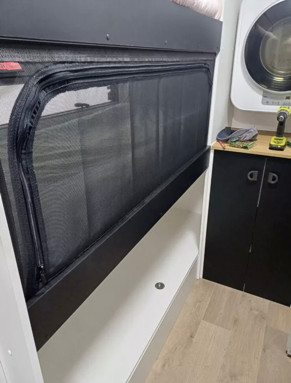 Caravan Bunk Safety Net – Red Gully Canvas